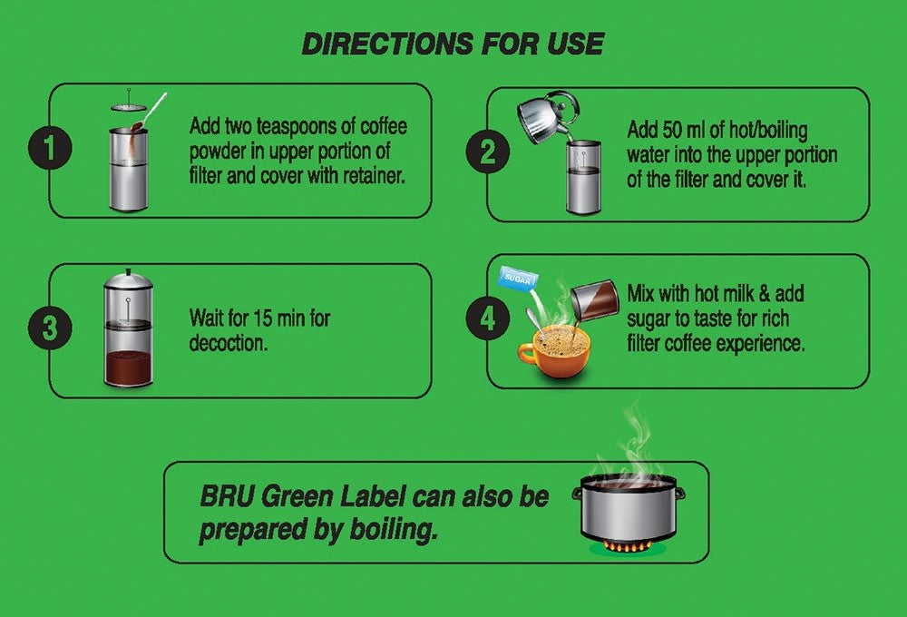 Bru Green Label Coffee – grocerybasket.ca