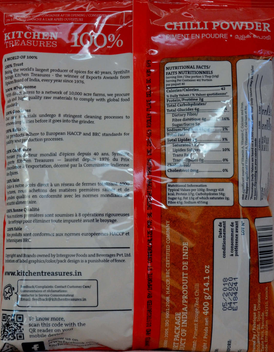 Hot Chilli Powder - Red Chilli powder – grocerybasket.ca